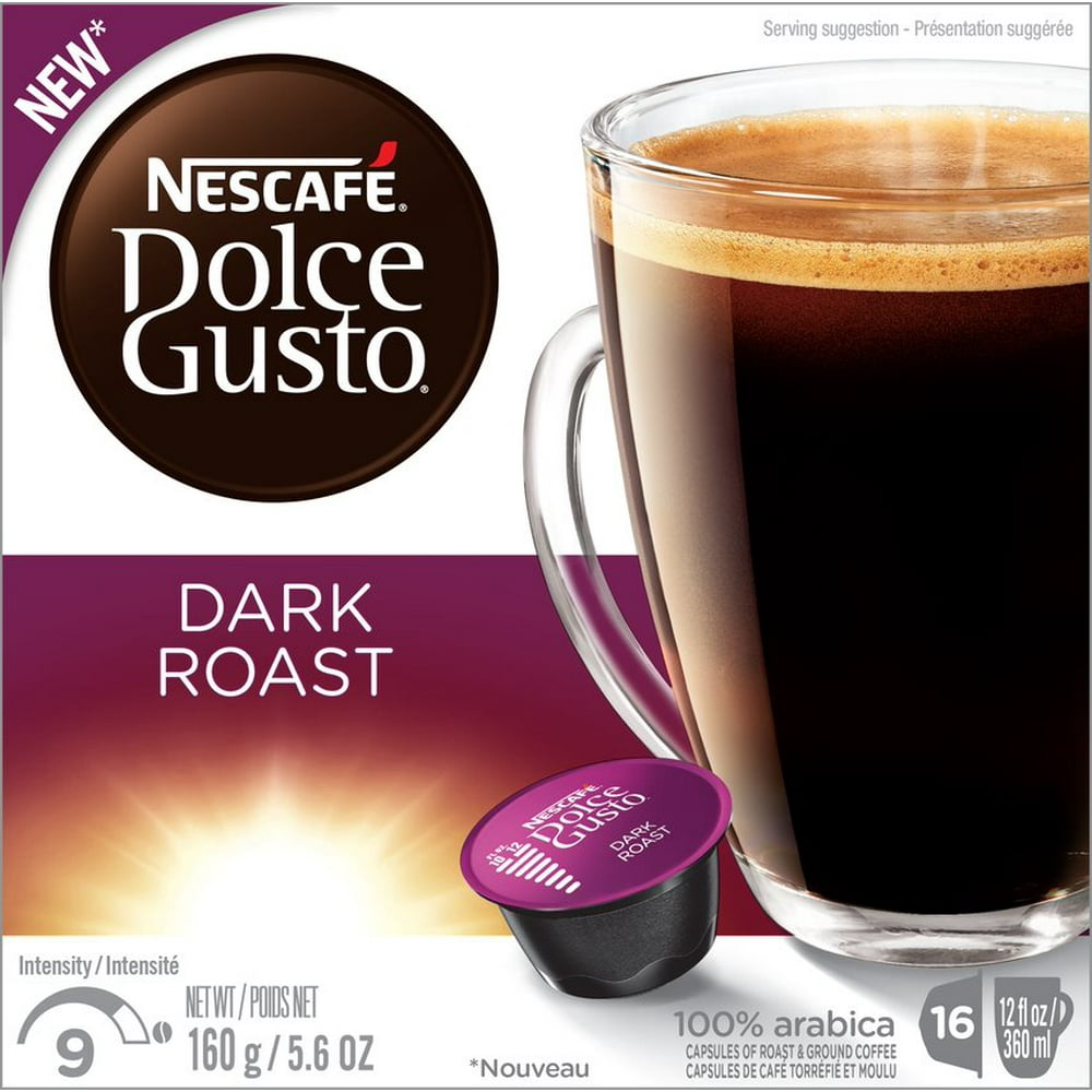 Nescafe Dolce Gusto Dark Roast Single Serve Coffee Pods, 48 Ct ...