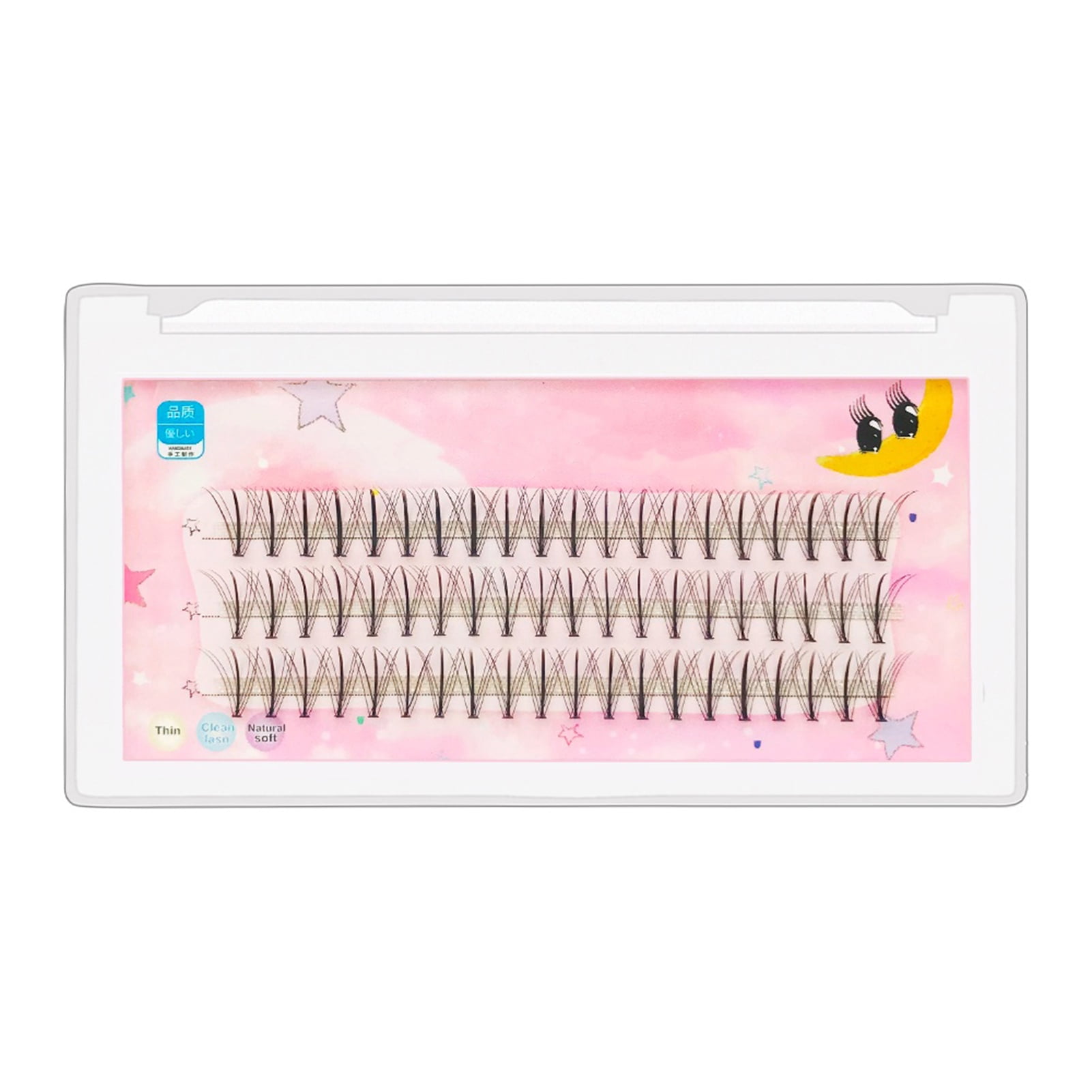 Natural Look False Lashes Light Natural Fluffy Wispy Volume Birthday ...