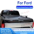 ZWNAV For Ford Raptor F150 Electric Retractable Tonneau Cover w/ T-Slot ...