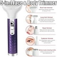 Truritual Beauty 5-in-1 Face & Body Trimmer, The Pink Galaxy Shaver ...