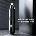 Mr Nose Hair Trimmer IPX7 Fully Waterproof Dual Edge Blades Portable ...