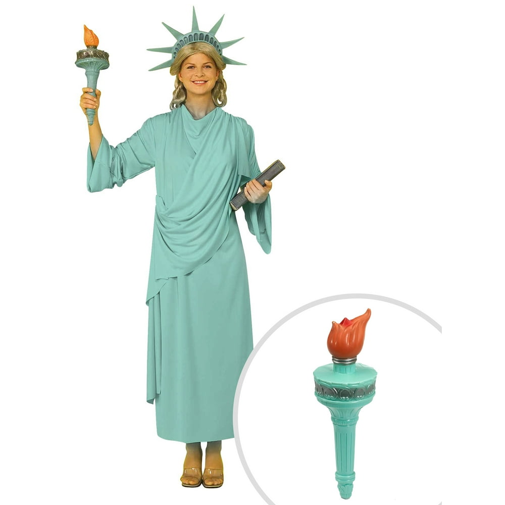 Women's Lady Liberty Costume and Lady Liberty Torch - Walmart.com ... Women's Lady Liberty Costume and Lady Liberty Torch - Walmart.com ...
