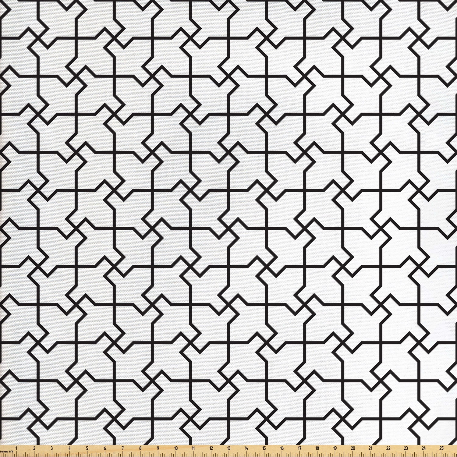 Abstract Fabric by the Yard, Monotone Geometric Hipster Contemporary ...