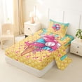 Castle Fairy Baseball Sport Twin Sheets 3pcs, Ice Cream Cone Pattern ...