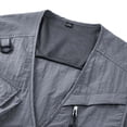 Chiccall Men's Cargo Fishing Vest Mesh Lining Plus Size Outdoor ...