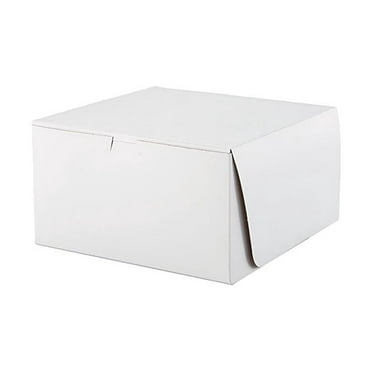 SCT Tuck-Top Bakery Boxes 19w x 14d x 4h White 50/Carton 1029 - Walmart.com