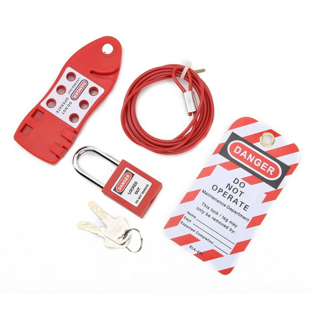 Hasp, Cable Lockout Hasp Fish Shaped Hasp Reusable For Nuclear Energy ...
