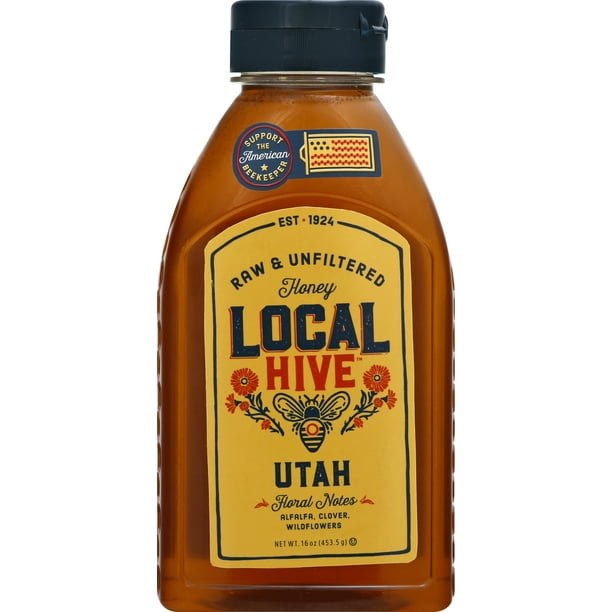 Local Hive Raw & Unfiltered Utah Honey 16 oz - Walmart.com - Walmart.com Local Hive Raw & Unfiltered Utah Honey 16 oz - Walmart.com - Walmart.com