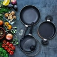 Moss & Stone 4 Peice Pots & Pans Set Nonstick Cookware Set, Aluminum ...