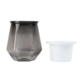 YuanGuangQ Transparent Plastic Self Watering Flower Pot, Diamond Shaped ...