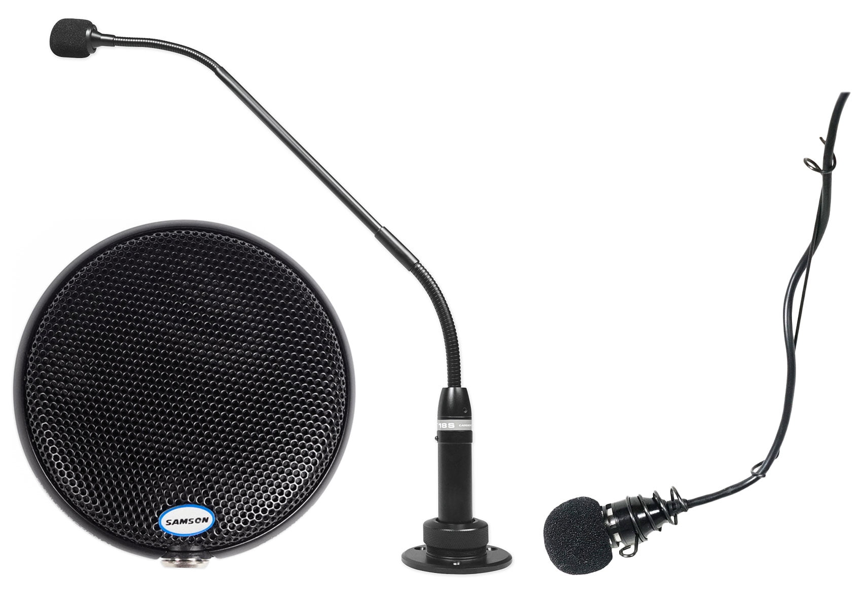 Peavey Church Podium Altar Microphone+Choir Mic+Samson Boundary Stage ...