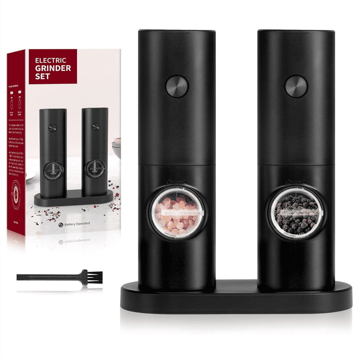 Click here for Unbranded Electric Salt And Pepper Grinder Set  Si... prices