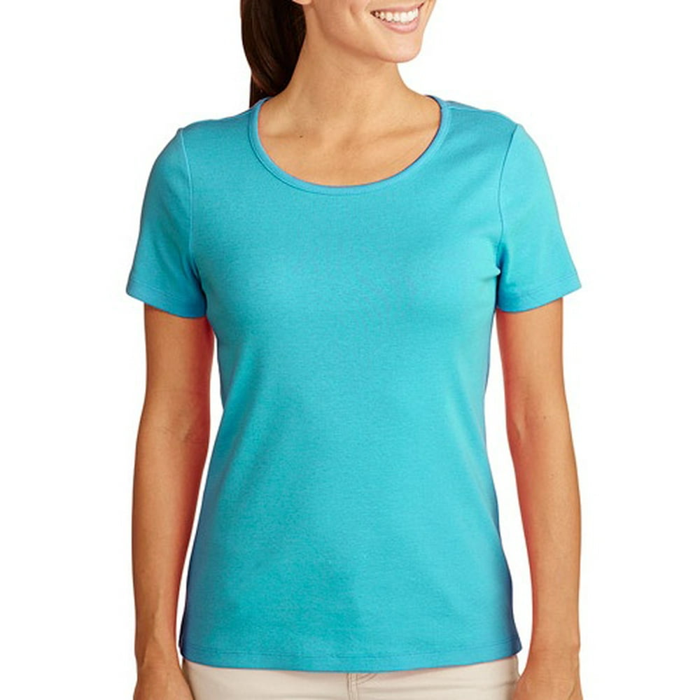 White Stag Womens Short Sleeve Scoop Neck T Shirt