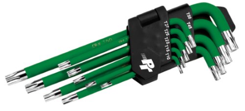 Performance Tool W9137 Long Arm Tamper Proof Star Key Set, 9-Piece ...
