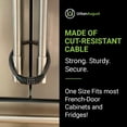 Urban August, Fridge & Cabinet Lock, 4-Digit Combination, Black ...
