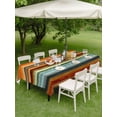 54x80 Inch Outdoor Tablecloth with Umbrella Hole Zipper Rectangle ...
