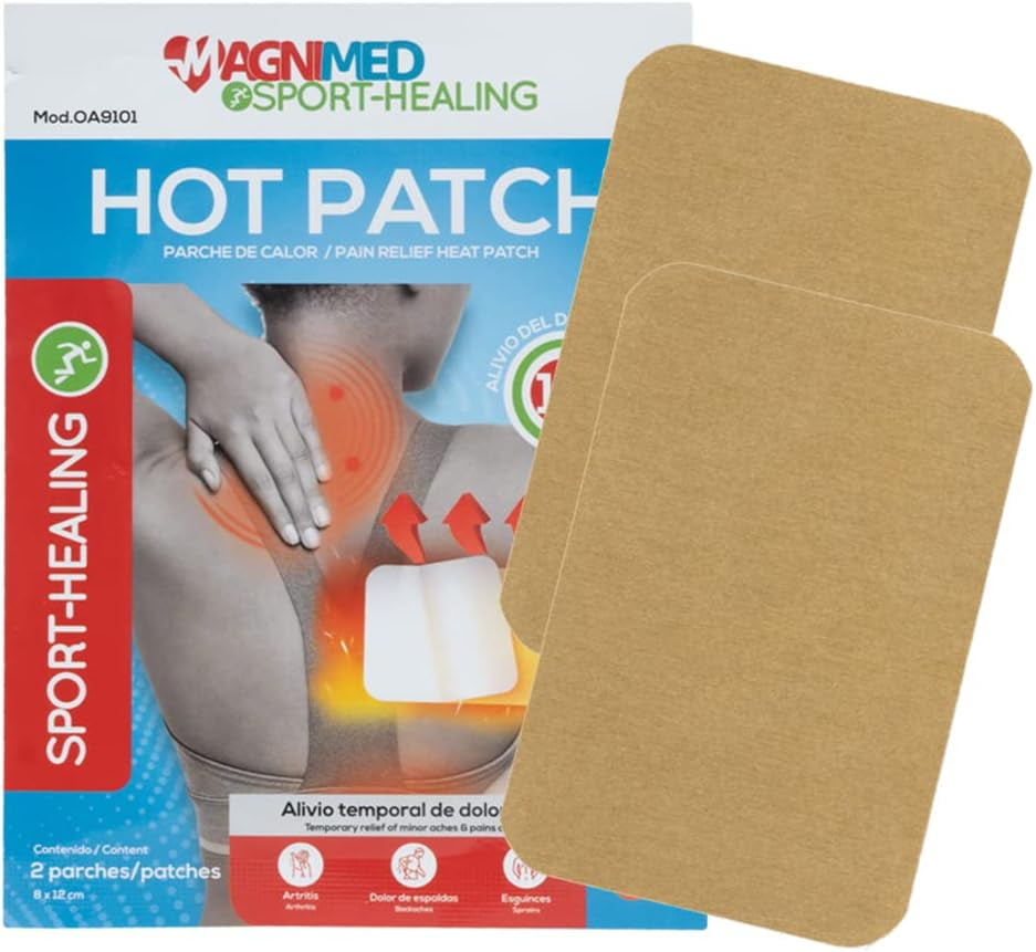 Parches De Calor Para Relajar Músculos/Aliviar El Estrés (6 Piezas ...