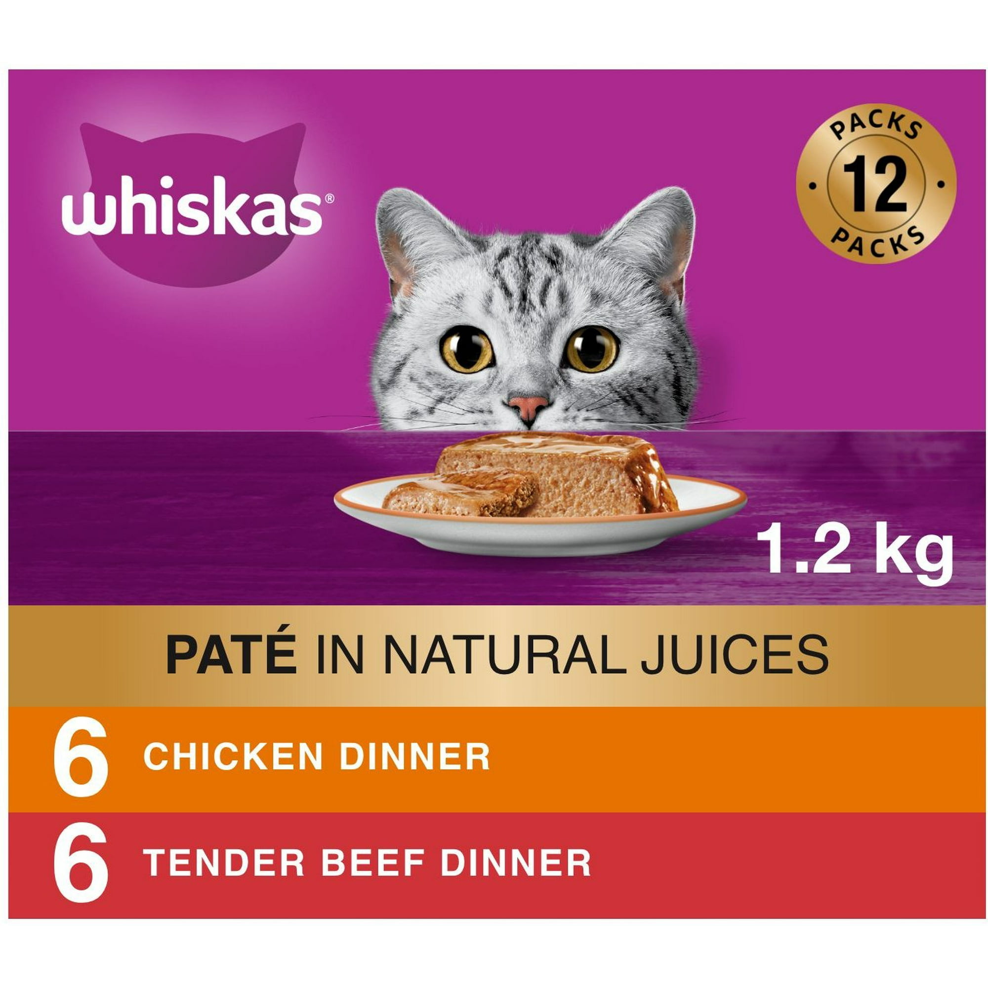 Click here for Pack Of 4 - Whiskas Meaty Selections Variety Pack... prices