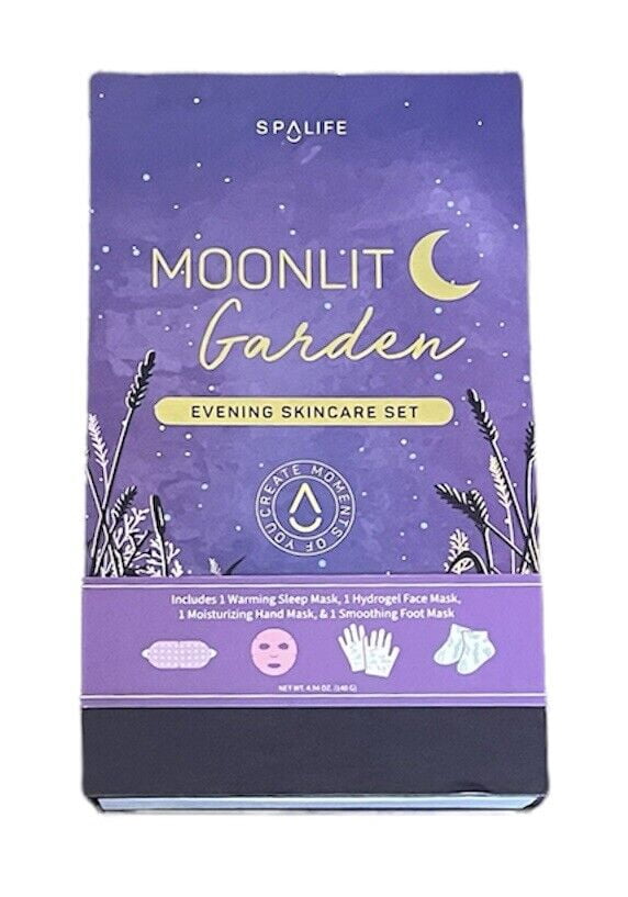 Spa Life Moonlit Garden Evening Skincare Face Masks, Foot, Hand Sleep ...