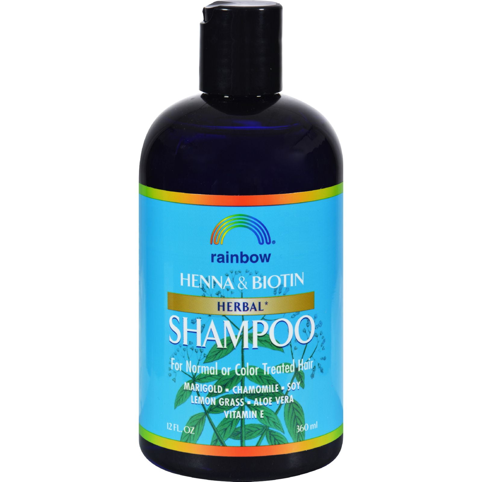 Rainbow Research Organic Herbal Henna Boitin Shampoo - 12 fl oz ...
