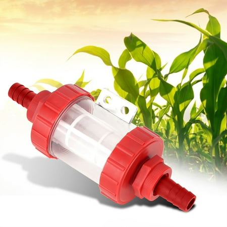 Pump Filter, Clear Pump Strainer Inline Mesh Filter, G1/2 Irrigation ...