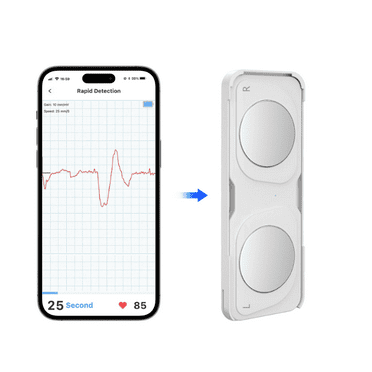 EMAY Portable ECG Monitor (for iPhone & Android, Mac & Windows ...