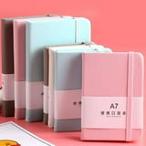 YIGSECU PU Leather Notepad with Spring Strap PU Leather Pocket Spring ...