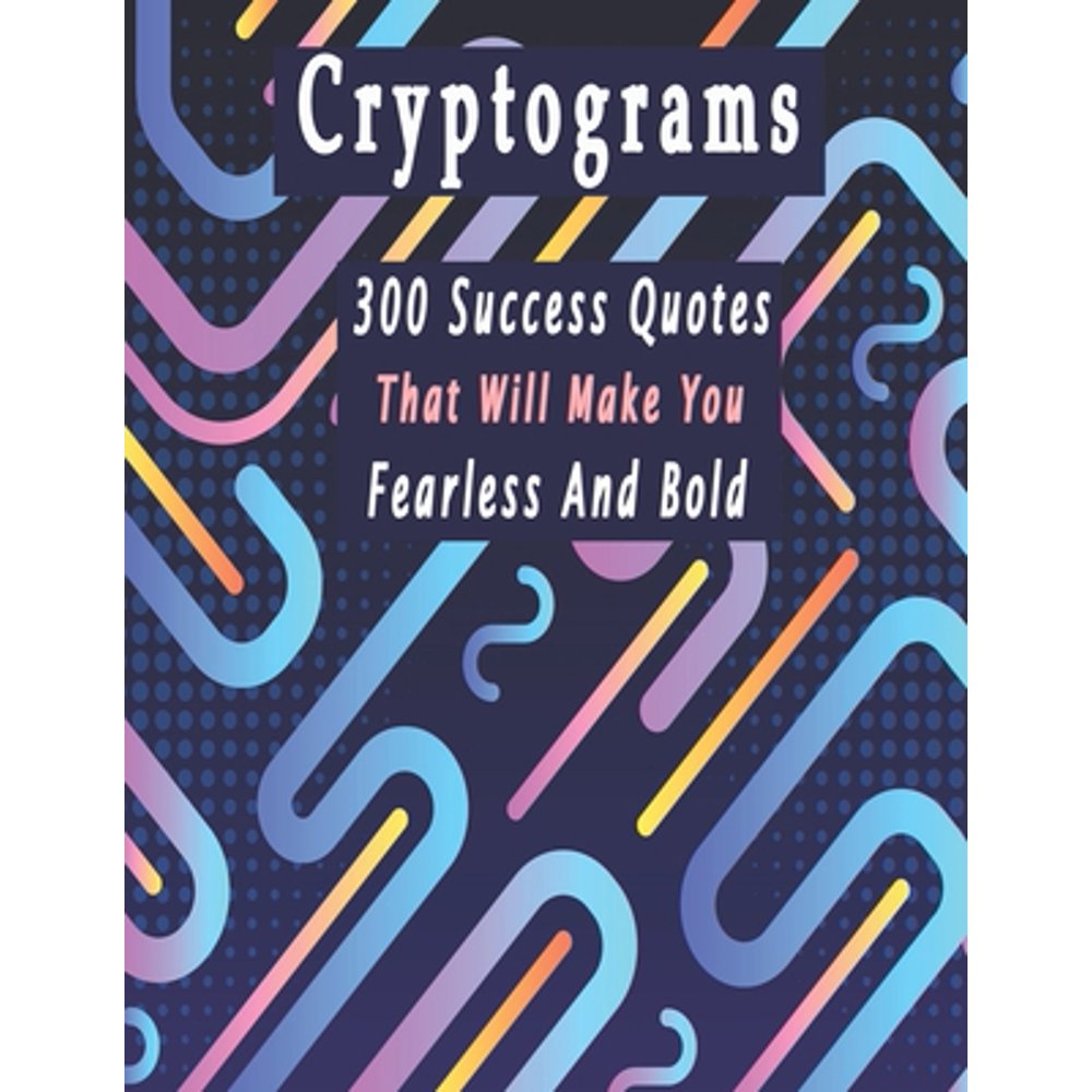 Cryptograms : 300 cryptograms puzzle books for adults large print ...
