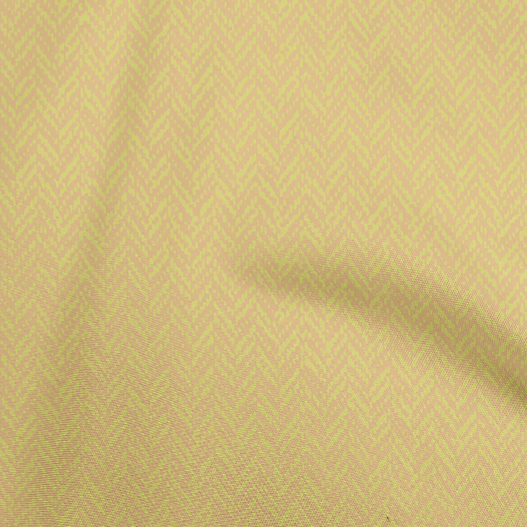 oneOone Velvet Dark Beige Fabric Herringbone Pattern Sewing Fabric By ...