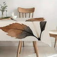 1pc Single Poppy Flower Print Tablecloths for dining table, Holiday ...