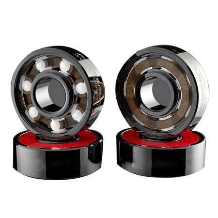 8pcs 608 Roller Skate Wheel Bearing Anti Rust Skateboard Ball Bearings ...