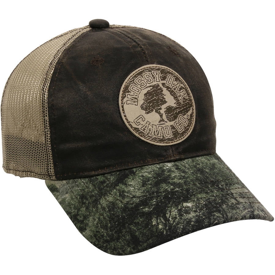 Mossy Oak Mesh Back Camo Cap, Olive/Mossy Oak Mountain Country Range ...