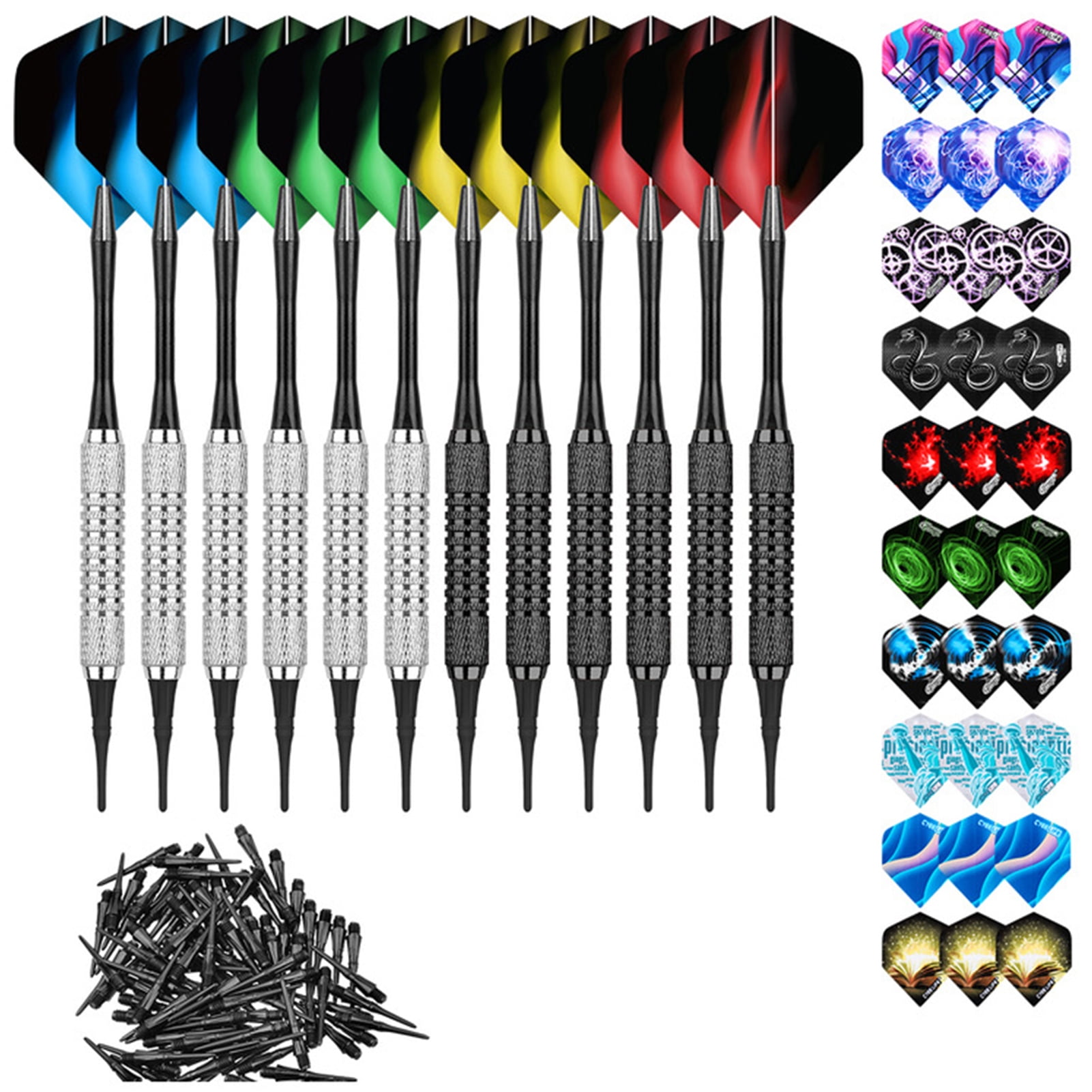 Dart Kit Bendable Colorful Multiple Styles Metal Dart Sport Set for ...