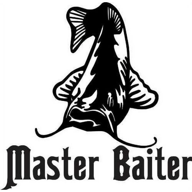 Custom Decal Master Baiter Catfish Animal - Kids Boys Bed Room 16"X16 ...