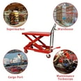 AOILE Hydraulic Lift Table Cart – Double Scissor Lift, 500/660/1100 lbs ...