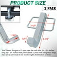 (2-Pack) Premium Snap L-Pins for Weight Distribution Hitches, 4 1/4" x ...