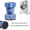 8/12Pcs Adjustable Height Washing Machine Foot Pad Shockproof ...