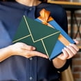 50 Pack 4x6 Green Envelopes - Self Seal, A6 Size - Perfect for ...