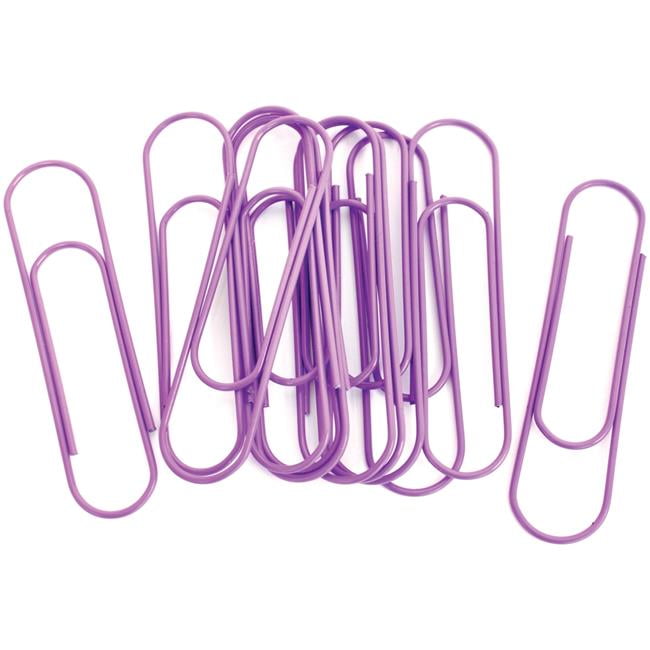BCI Crafts CLP12-PURP Purple Paper Clips, 4 in. - Pack of 12 - Walmart ...
