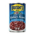 (3 pack) Bush's Dark Red Kidney Beans, Plant-Based Protein, Canned ...