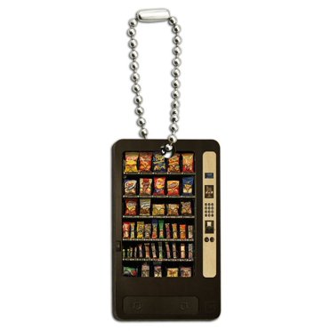 Snacks Chips Candy Vending Machine Keychain Key Chain Ring - Walmart.com