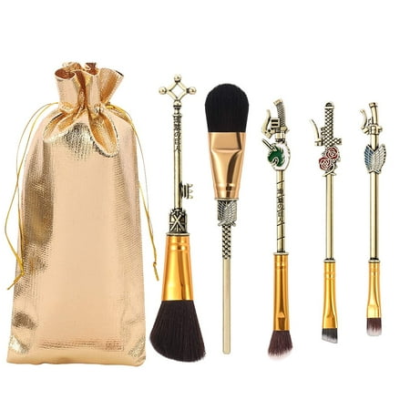 Anime Attack on Titan Makeup Brushes - 5pc professional Metal Handle ...