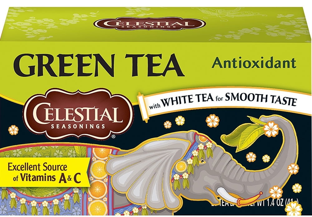Celestial Seasonings Green Tea -- 20 Tea Bags - Walmart.com