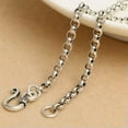 K Ked Pure Silver Chain For Women Men Rolo Link Sterling Silver 925