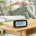 JMYHOAM Digital Electronic Clock LED Display Electronic Clock Stereo Digital Display Snooze ...