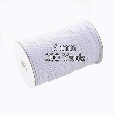 Elastic Band for Sewing Elastic Cord Braided Elastic Rope Elastic Spool ...