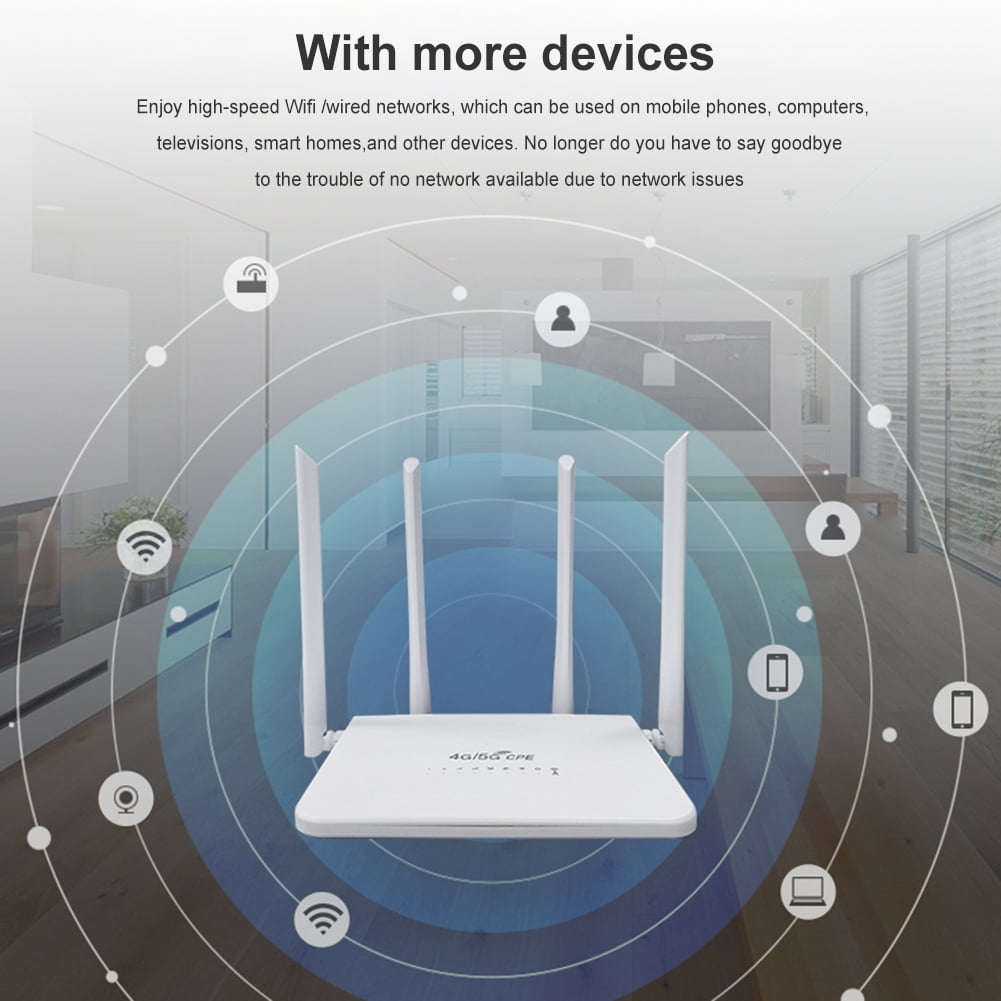 4G CPE WiFi Router 150/50Mbps Wireless Modem 4G Router Large Area WiFi ...