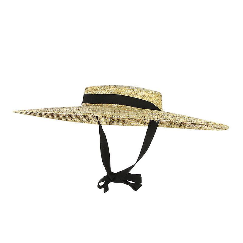 Click here for Ukstory (15cm)wide Brim Straw Hat For Women Long R... prices