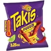 Takis Fuego Fiesta Size Bag, Intense Spicy Chile & Lime Rolled Tortilla ...