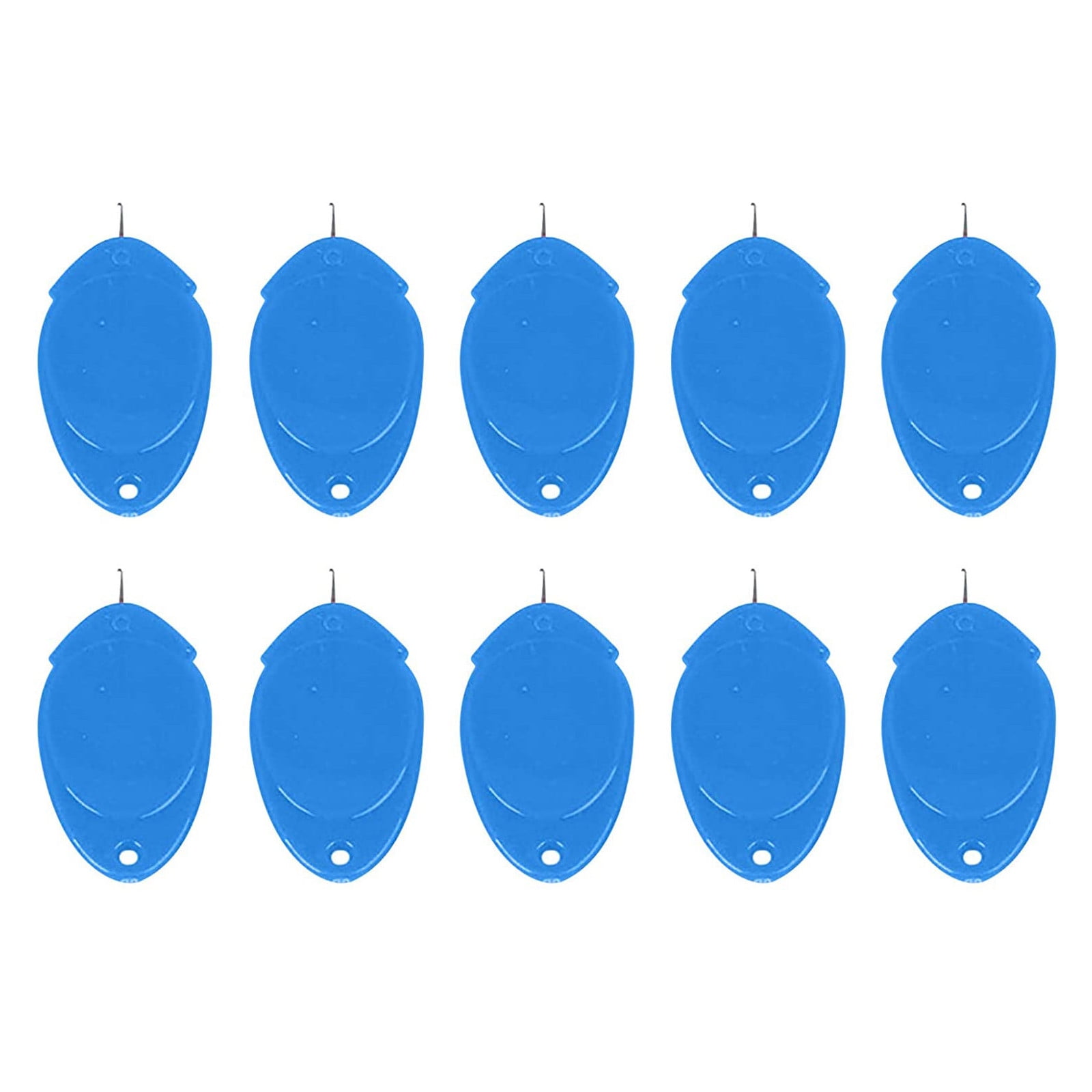 Wovilon 10 Pieces Gourd Shaped Plastic Needle Threaders, Plastic Wire ...